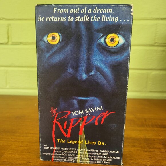 Media | The Ripper Vhs Movie 1986 Classic 8s Horror Tom Savini V1 ...